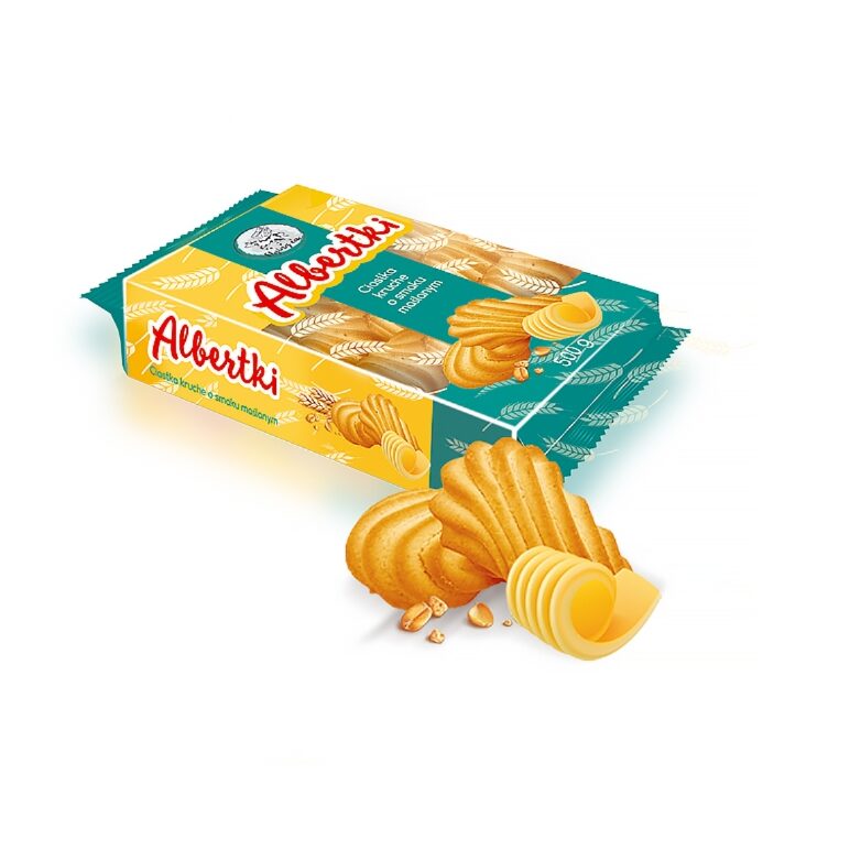 Biscuiti cu aroma de unt Albertki, ABK, 500g - Miran Oriental